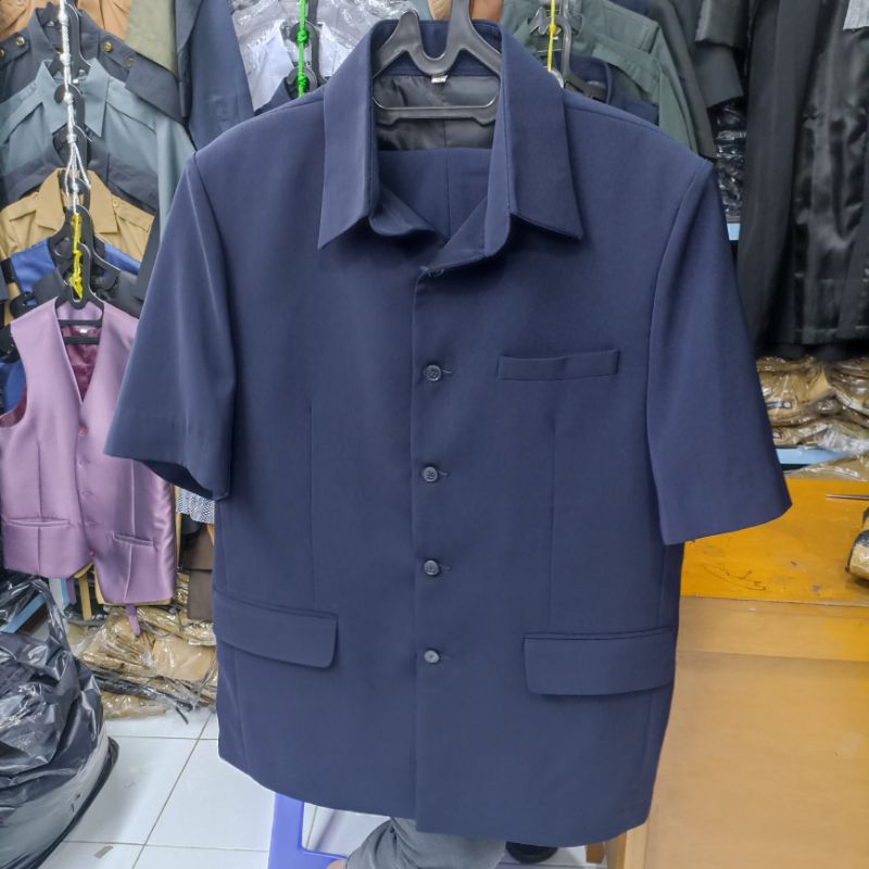 Jual Stelan Seragam Safari PSH GURU dan SATPAM | Stelan Baju dan Celana ...