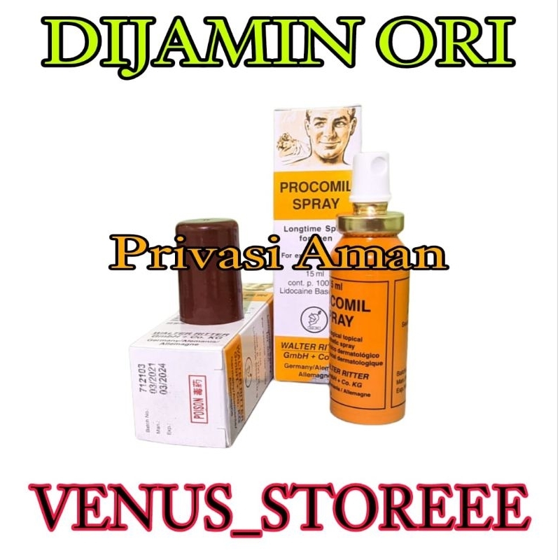 Jual ( 100% ORIGINAL ) OBAT-SEMPROT PRIA/PROCOMIL SPRAY ASLI ISI 15 ML ...