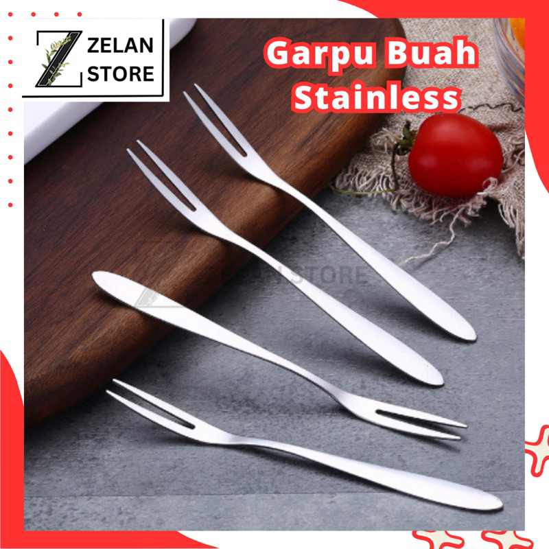 Jual Garpu Buah Stainless Steel Garpu Buah Kecil | Shopee Indonesia