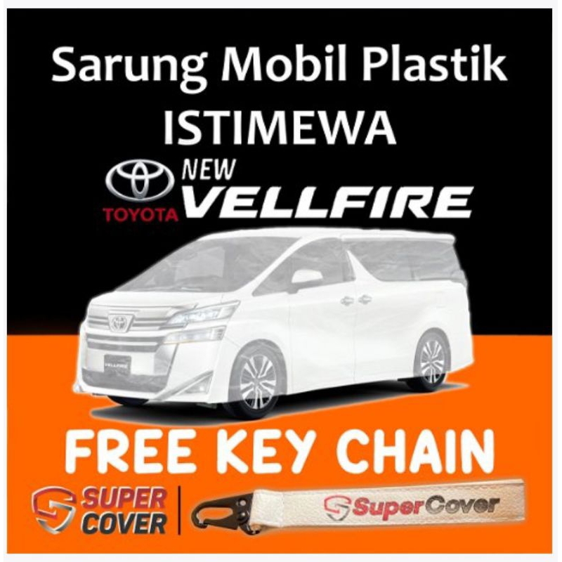 Jual sarung mobil /COVER MOBIL TOYOTA Vellfire New plastik transparan ...
