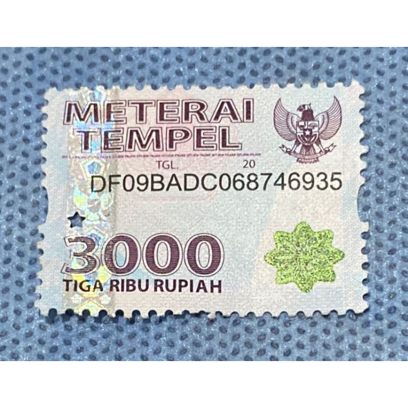 Jual Materai 3000 Rupiah Tahun 2015-2020 | Shopee Indonesia