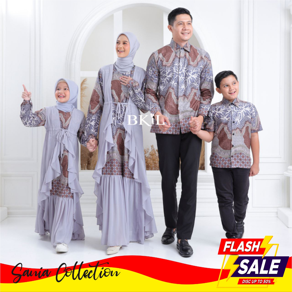 Jual Baju Couple Pasangan keluarga Terbaru 2024 Batik Gamis Kebaya Kapel Keluarga Suami Istri ...