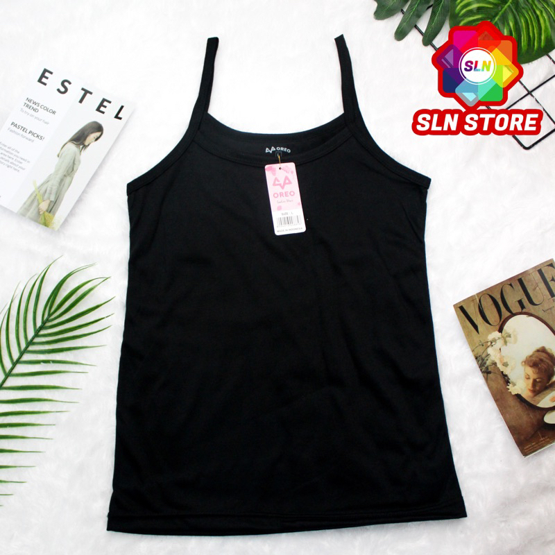 Jual SLN- TANKTOP PREMIUM WANITA / SINGLET TALI KECIL TANGTOP BODYTHIN L - XL - XXL | Shopee ...