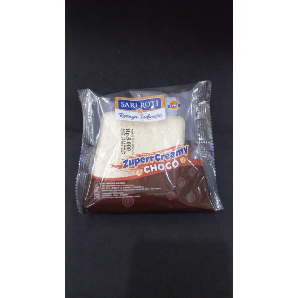Jual SARI ROTI ZUPERR CREAMY CHOCO 45G | Shopee Indonesia