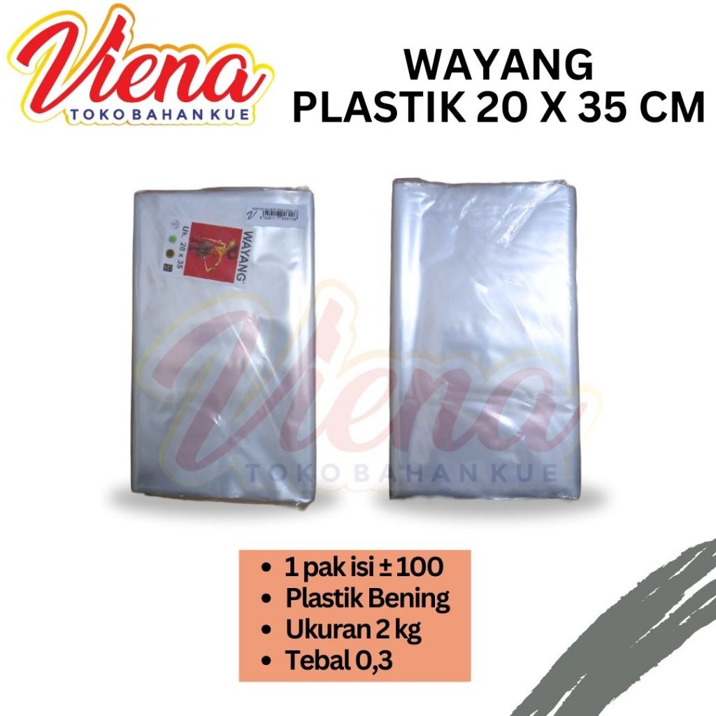 Jual Wayang Plastik Tebal 0.3m ukur 20x35cm | 18x28cm / Plastik Bening ...