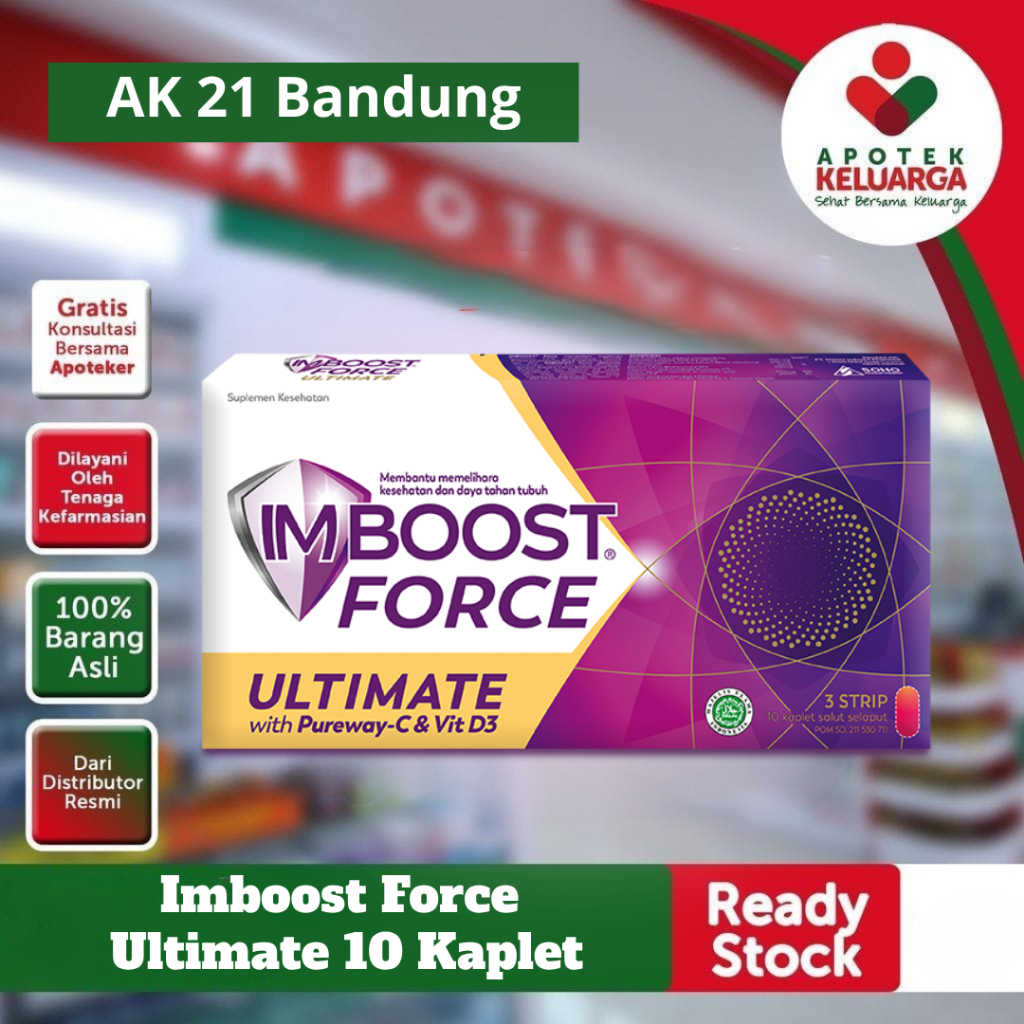 Jual Imboost Force Ultimate 10 Kaplet / Membantu memelihara daya tahan ...