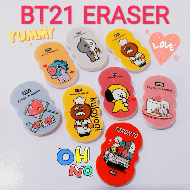 Jual Penghapus Pensil BT21 Eraser Unik Isi 2 Pcs | Shopee Indonesia