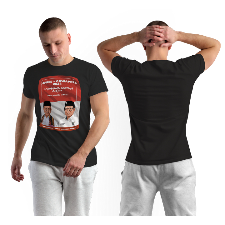 Jual baju kaos amin anies muhaimin termurah 2024 presiden kita 2024 ...