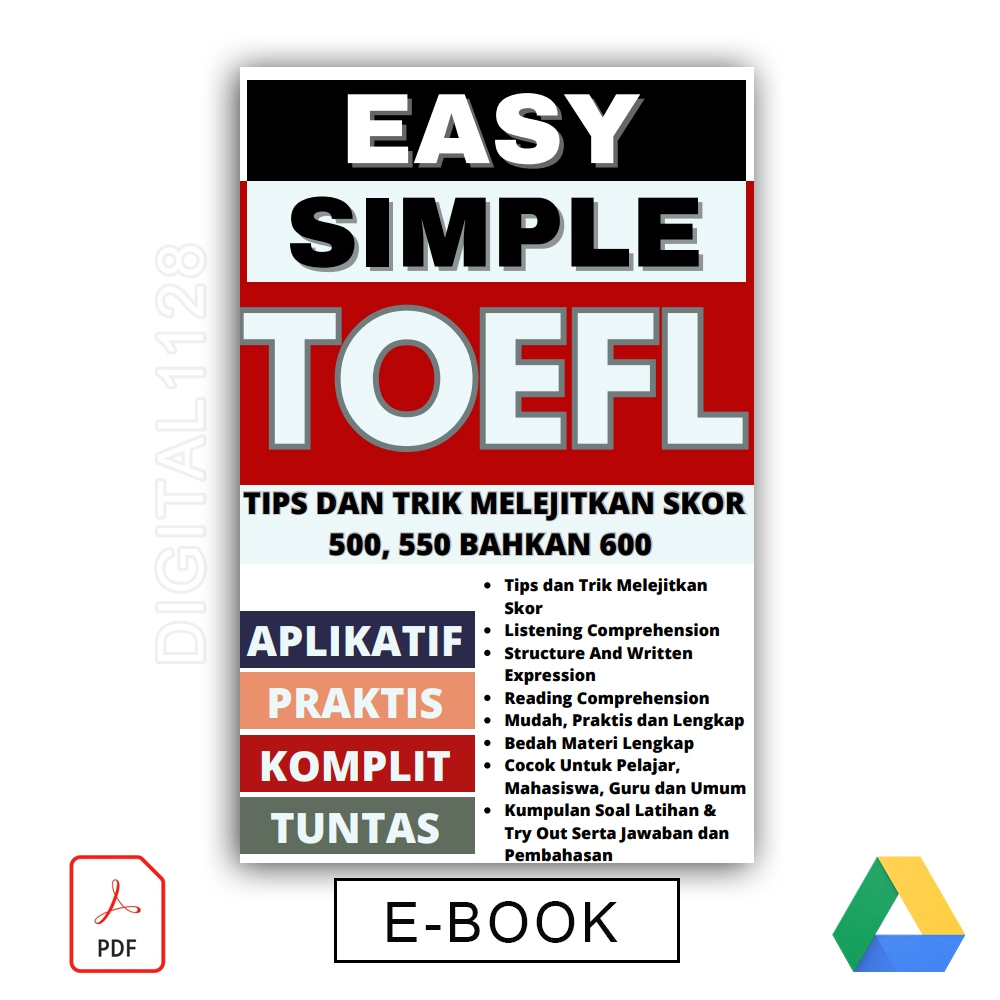 Jual EASY SIMPLE TOEFL (ID8831) | Shopee Indonesia