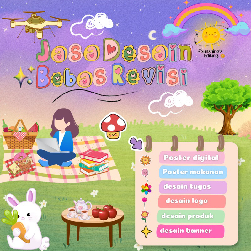 Jual Jasa Edit Desain Grafis Unik Bebas Revisi(Poster Digital, Poster ...