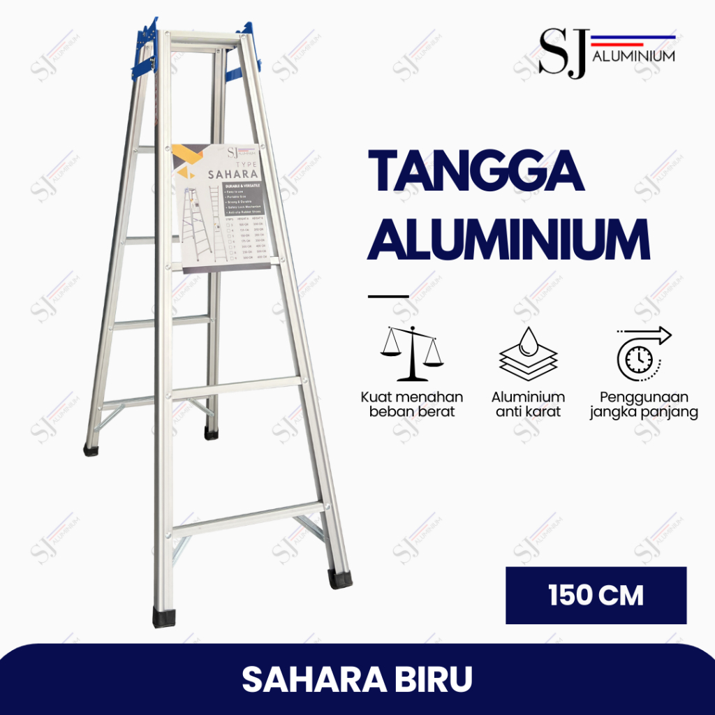 Jual SAHARA - Tangga Lipat Aluminium Ladder Jumbo Multifungsi - Sahara ...
