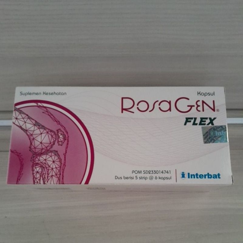 Jual Rosagen Flex 30 kapsul ( Vitamin Persendian ) | Shopee Indonesia