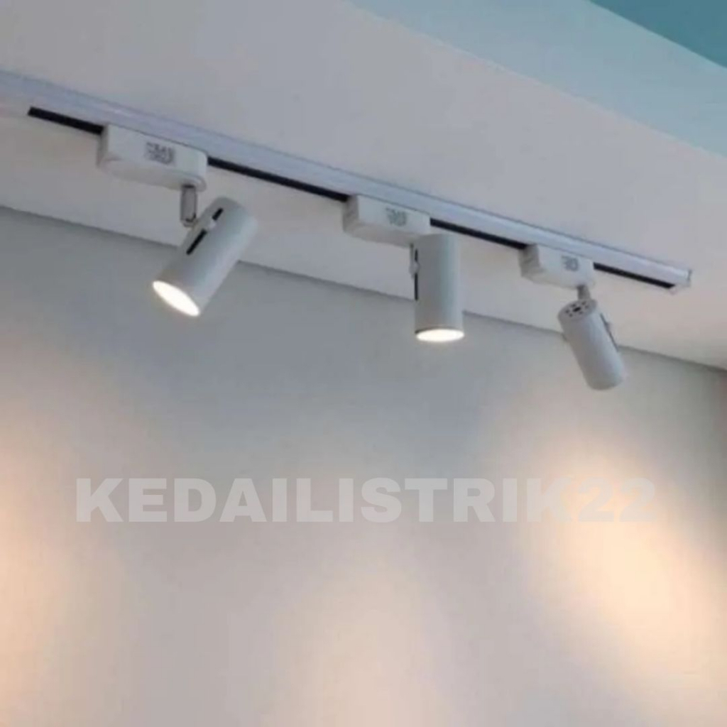 Jual LED Lampu Rell Track Light E27 / LED Sorot Plafon Track Light E27 ...