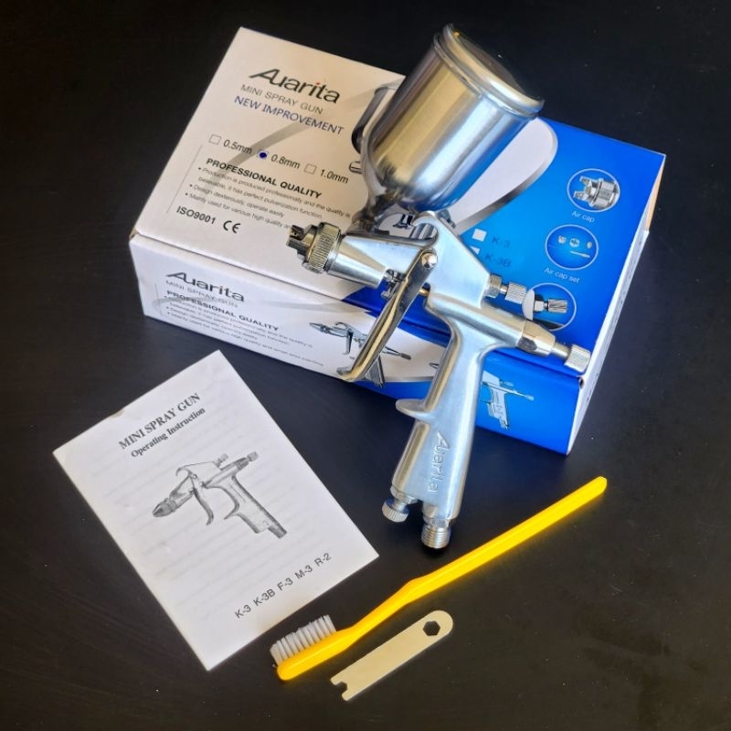 Jual Spray Gun Auarita F3 NEW IMPROVEMENT Original | Shopee Indonesia