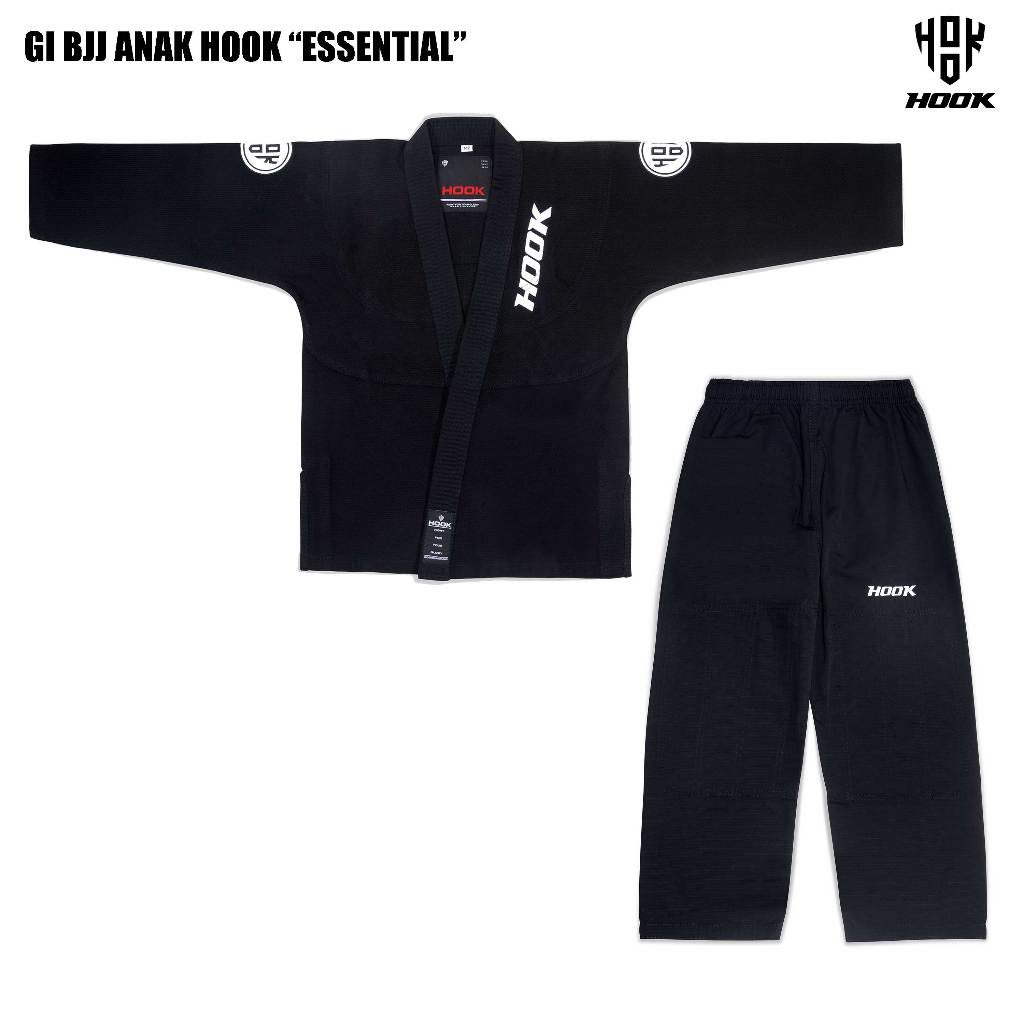 Jual Gi Jiujitsu Anak Essential Hook, BJJ Gi Anak, Jiujitsu Gi Anak ...