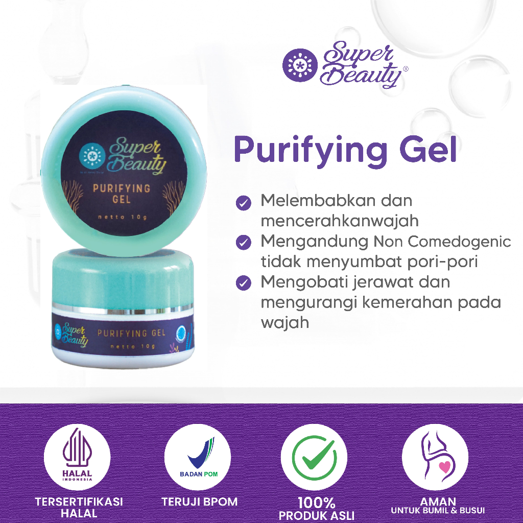 Jual PURIFYING GEL SuperBeauty- By SuperSkin - Krim Pagi Watery Based ...