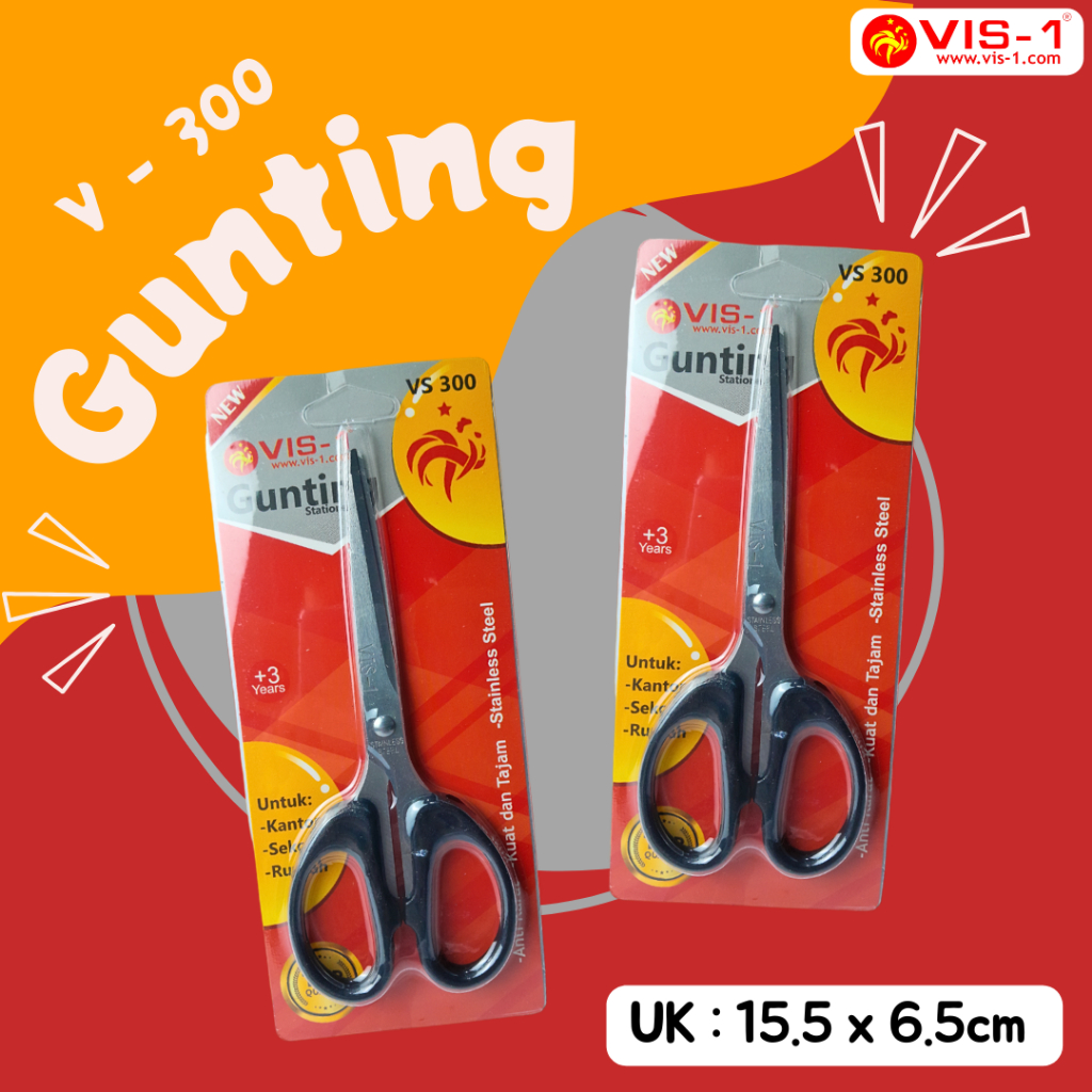 Jual Gunting Kertas Vs-300 VIS-1 / Gunting Kertas / Gunting Serba Guna / GuntingScissors ...