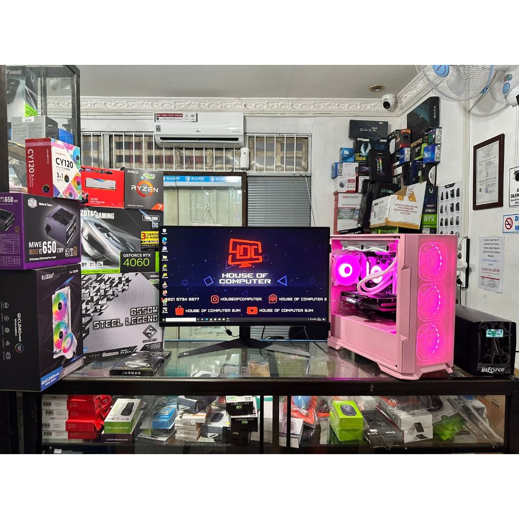 Jual TIDAK MENERIMA COD! RAKITAN PC GAMING RTX 4060 RYZEN 7 5700X B550M STEEL LEGEND SSD 3TB RAM ...