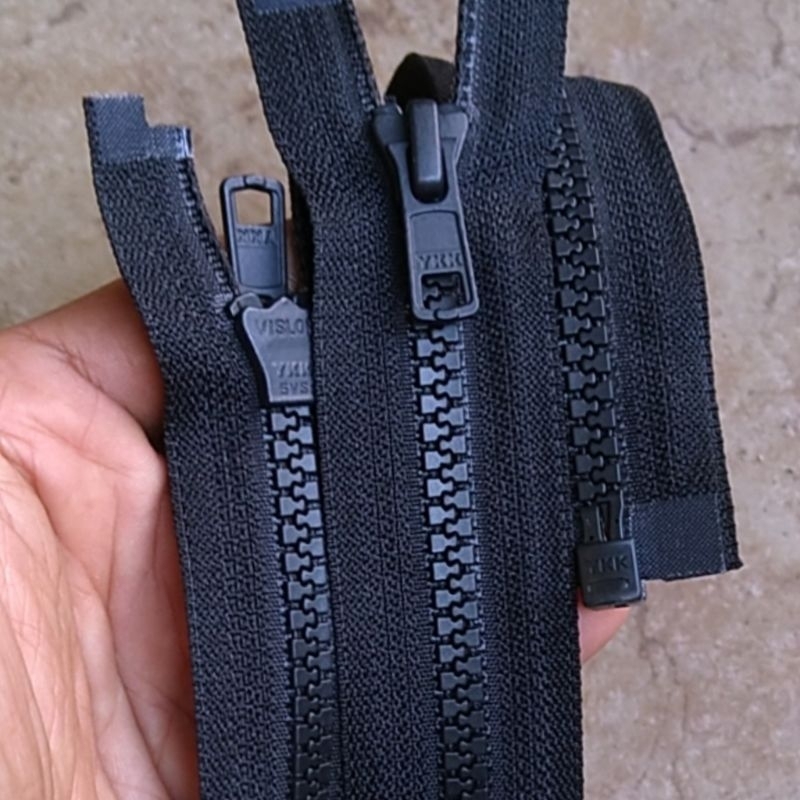 Jual Resleting Jaket no 5 YKK & Korea Gigi Jagung Vislon 40 s/d 90 cm | Shopee Indonesia