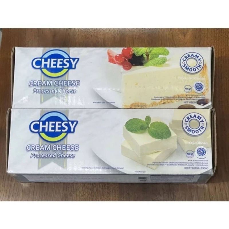 Jual 500 gr CHEESY Processed Cream Cheese Creamcheese Olahan Repack 500 ...