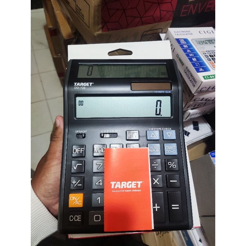 Jual Kalkulator Target DD-120 2 Layar | Shopee Indonesia