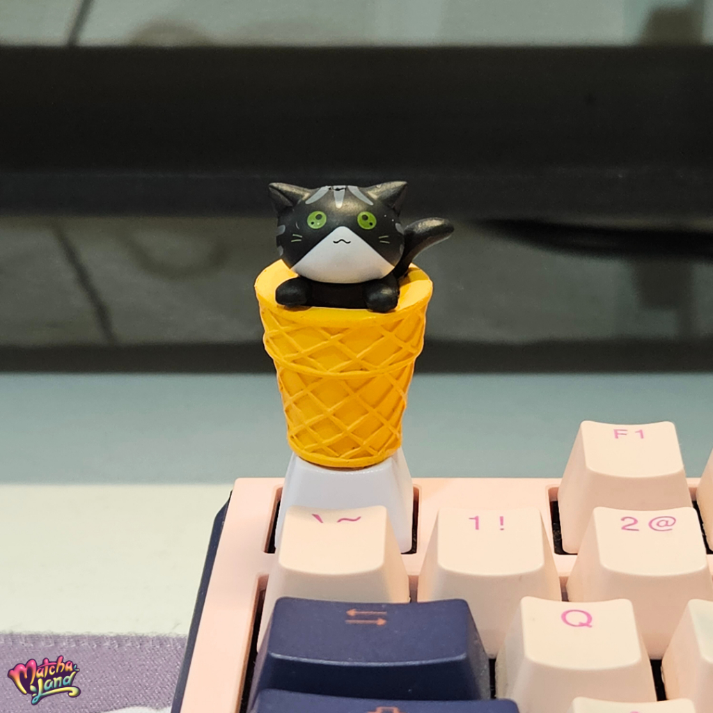 Jual Cute Cat Neko Keycaps Mechanical Keyboard ; Keycaps kucing lucu ...
