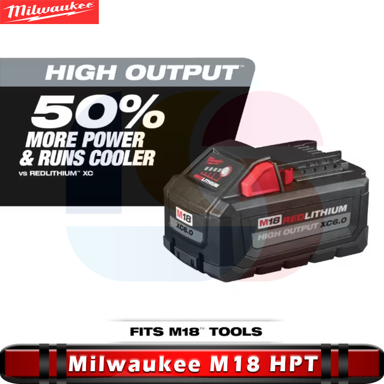 Jual Milwaukee 48-11-1865 M18 REDLITHIUM HIGH OUTPUT XC6.0 Battery Pack ...