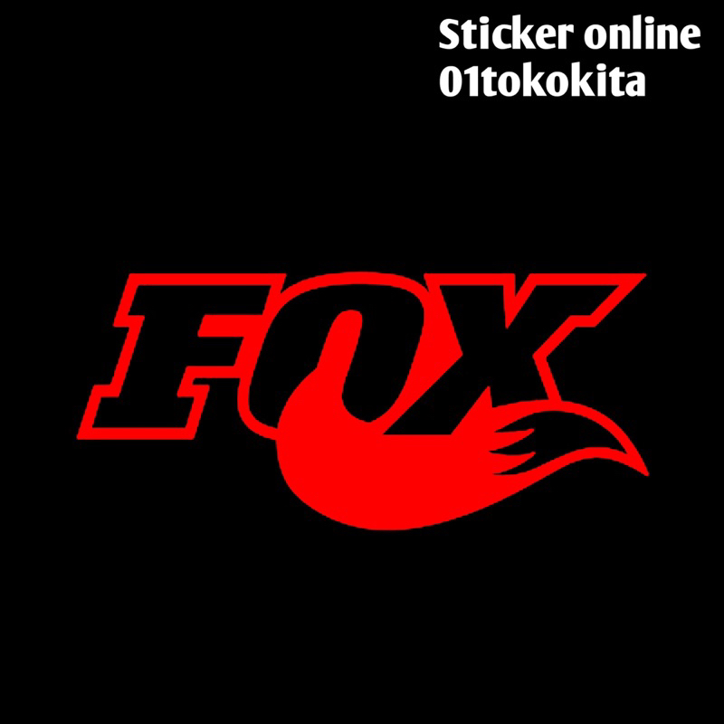 Jual Sticker cutting fox ekor rubah 9 kurama kekinian Stiker cuting ...