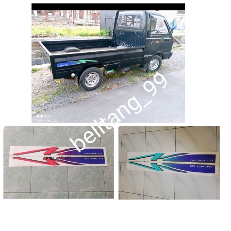 Jual Sticker stiker suzuki carry 1.0 pick up/ stiker flatdeck 1.0 pick ...