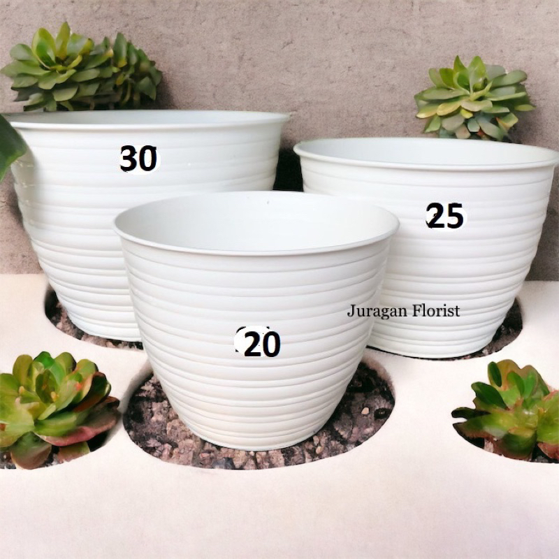 Jual POT TAWON/ pot motif tawon/diamter 20cm 25cm 30cm/ POT TANAMAN ...