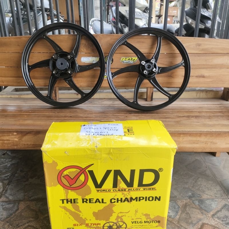 Jual Velg Racing VND six star 160x185/17 Ninja R / Ninja Ss | Shopee ...