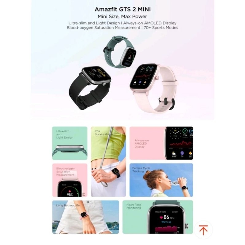 Jual amazfit GTS 2 mini (original) | Shopee Indonesia