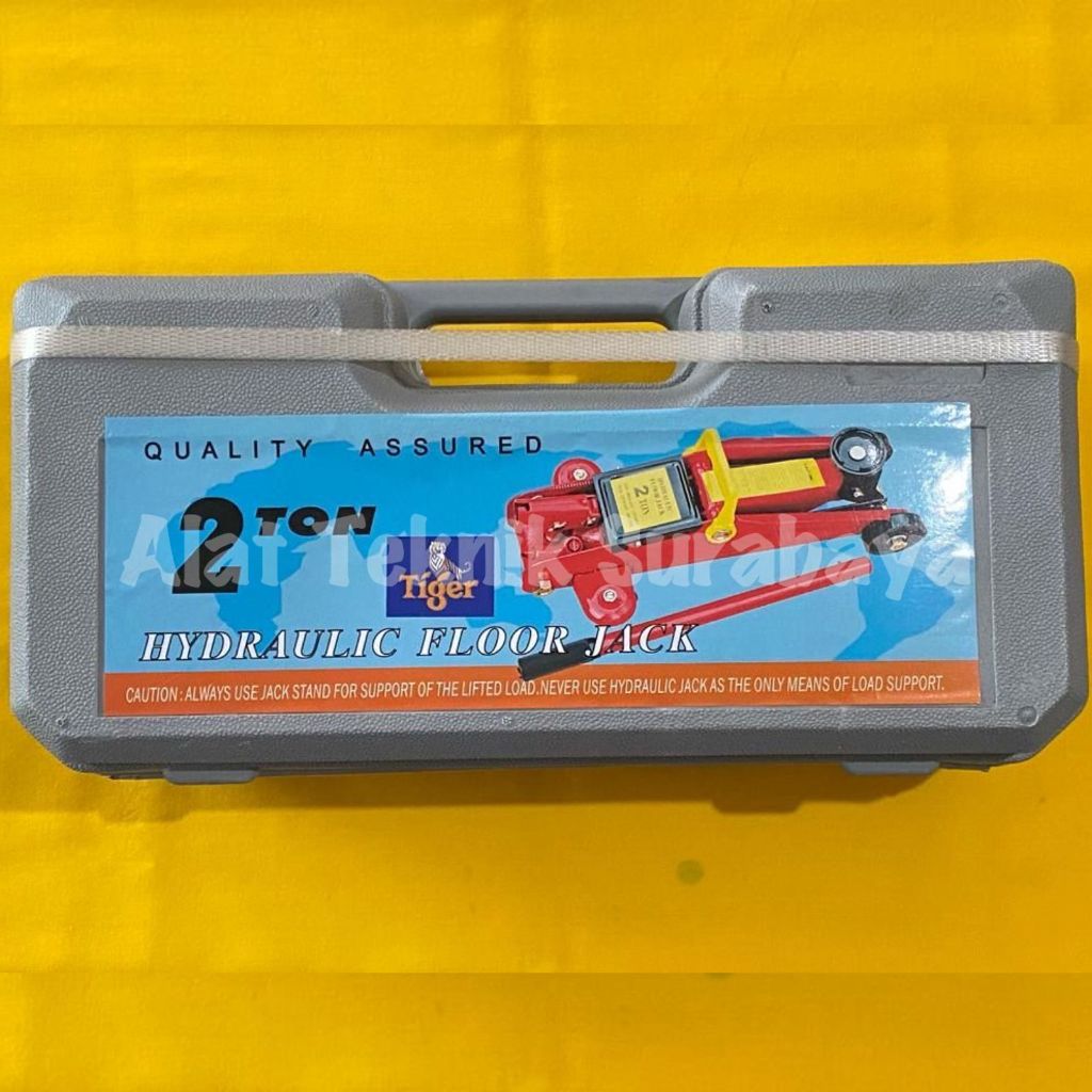 Jual DONGKRAK BUAYA TIGER 2 T TON HYDRAULIC FLOOR JACK CEPER HIDROLIK ...