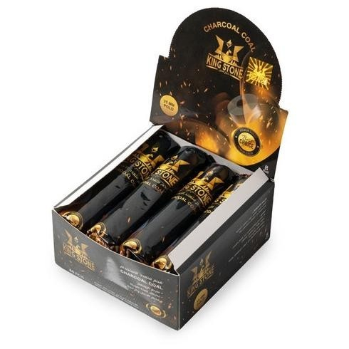 Jual Arang Magic Briket Charcoal King Stone 1box Isi 8roll | Arang ...