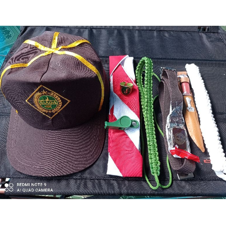 Jual PAKET ATRIBUT PRAMUKA SD SIAGA P U T R A lengkap 8 barang (topi ...