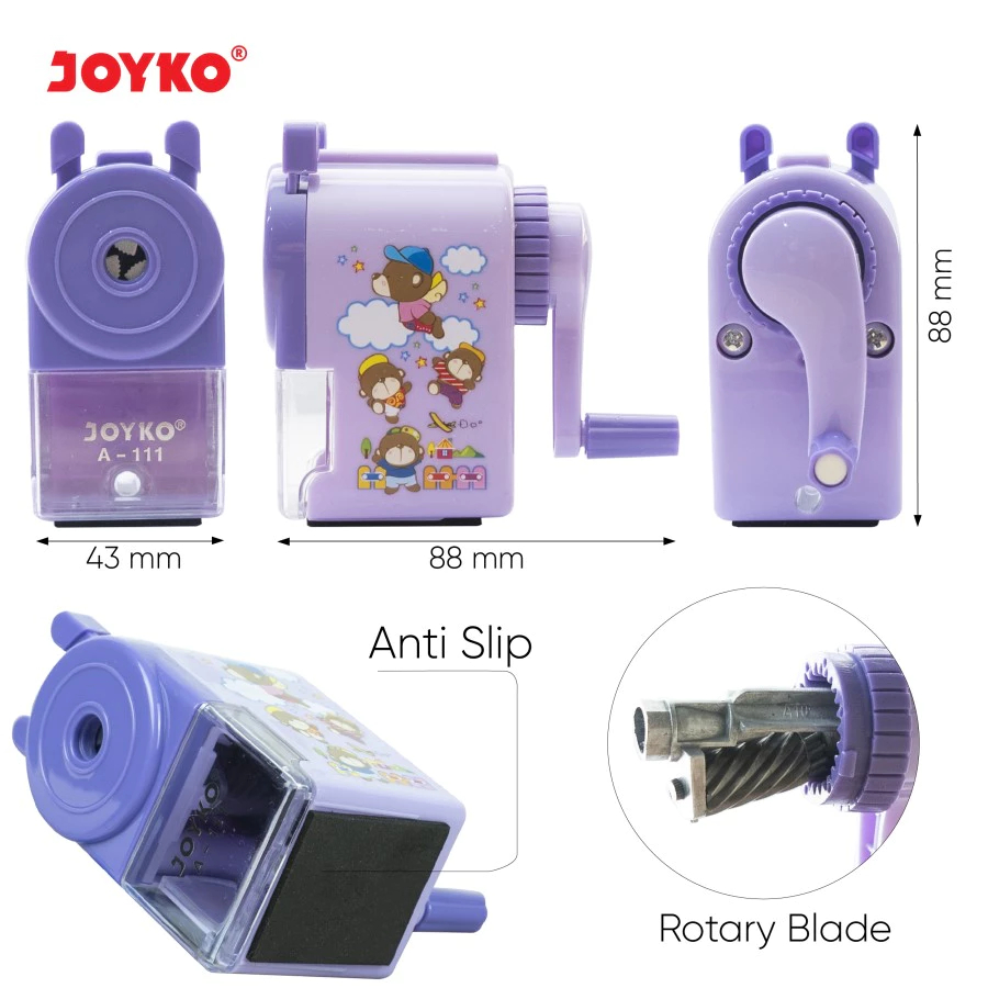 Jual Rautan Serutan Putar Joyko A-111 Sharpener | Shopee Indonesia