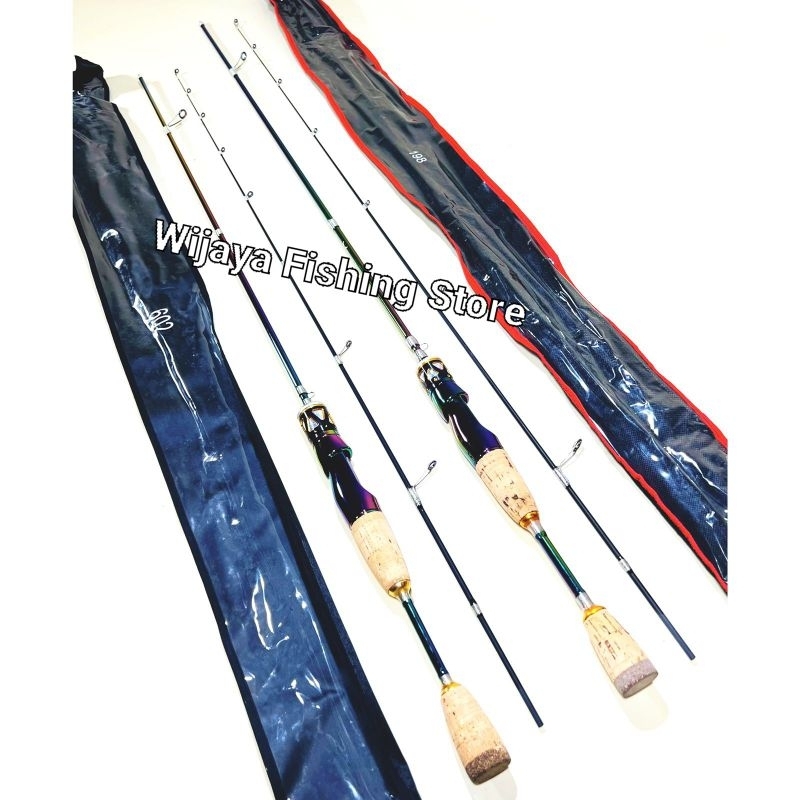 Jual Joran Pancing UL Oncak Sauron 180 198 ATASAN CARBON SOLID | Shopee Indonesia