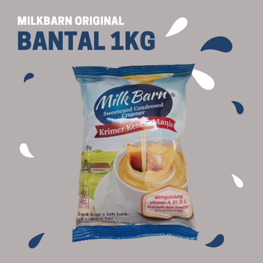 Jual MILKBARN MILK BARN SUSU KENTAL MANIS ORIGINAL POUCH 1KG SKM ...