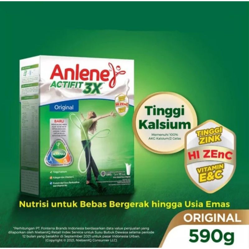 Jual Susu Anlene Actifit 3X Vanilla | Shopee Indonesia