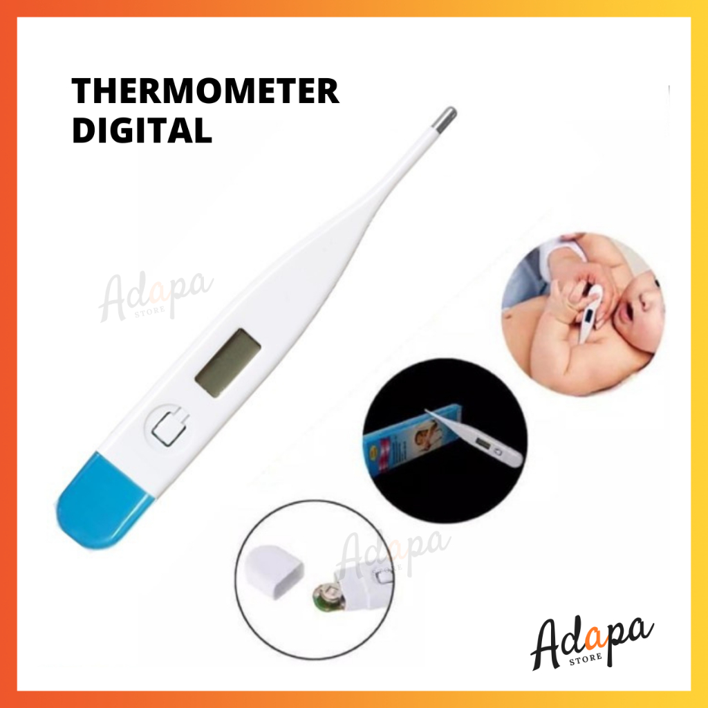 Jual ADAPA Termometer Digital / Akurat Pengukur Suhu Tubuh Orang Dewasa ...