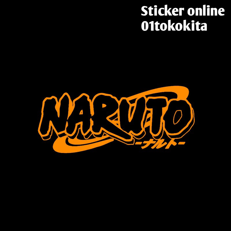 Jual Sticker cutting anime naruto logo kanji japan variasi helm motor ...