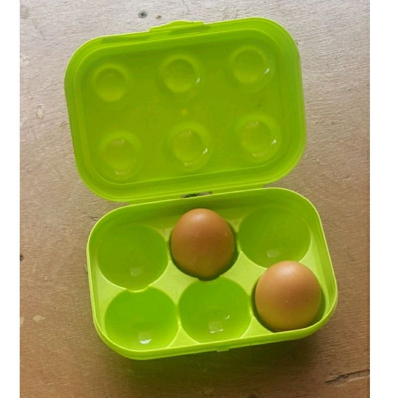 Jual Tempat Telur Wadah Telur Egg Golden Sunkist isi 6 Hijau Tebal ...