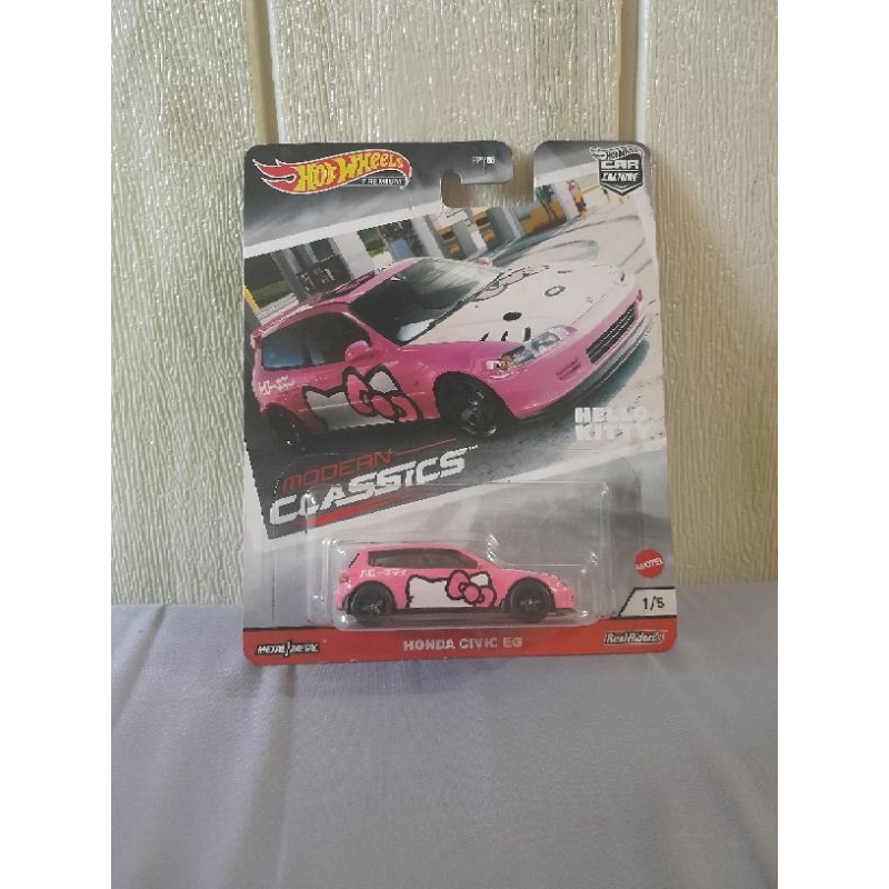 Jual Hotwheels Premium Honda Civic EG Hello Kitty | Shopee Indonesia