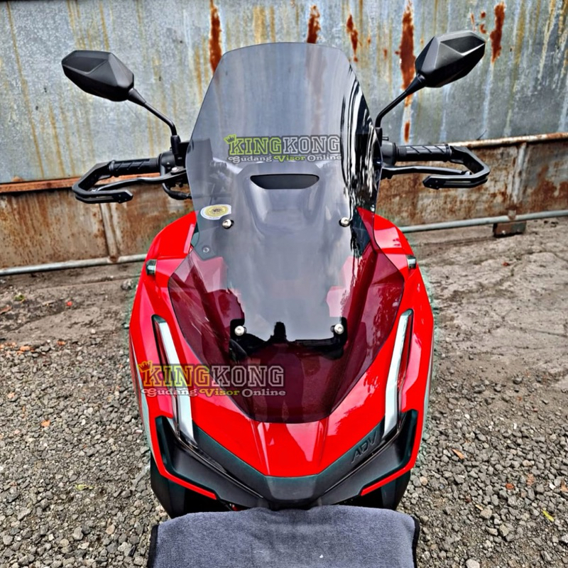 Jual WINDSHIELD ADV160 STANDAR, VISOR WS ADV NEW 160 STD TINGGI 53CM ...