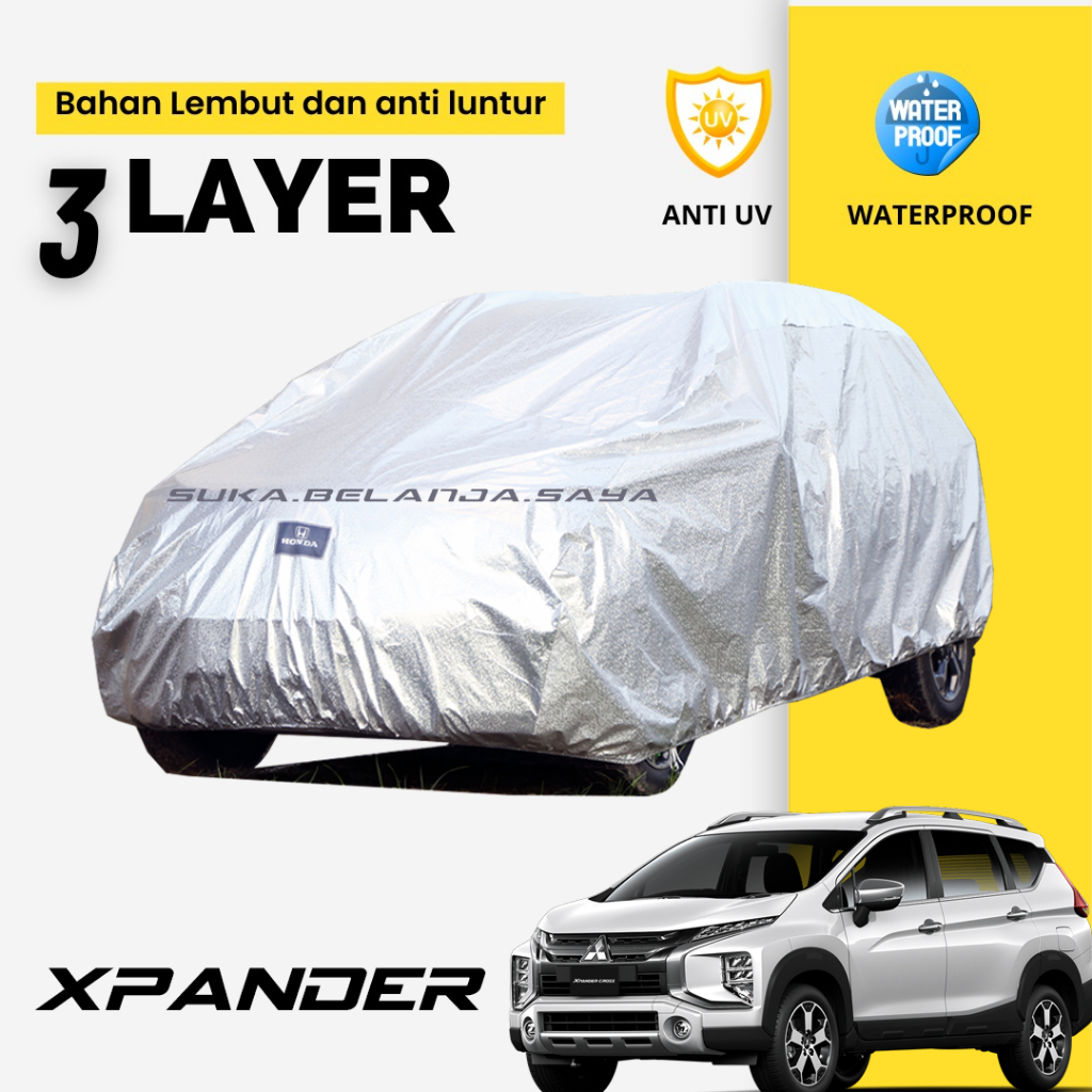 Jual 3 LAYER OUTDOOR PREMIUM xpander Body Cover Mobil xpander Sarung ...
