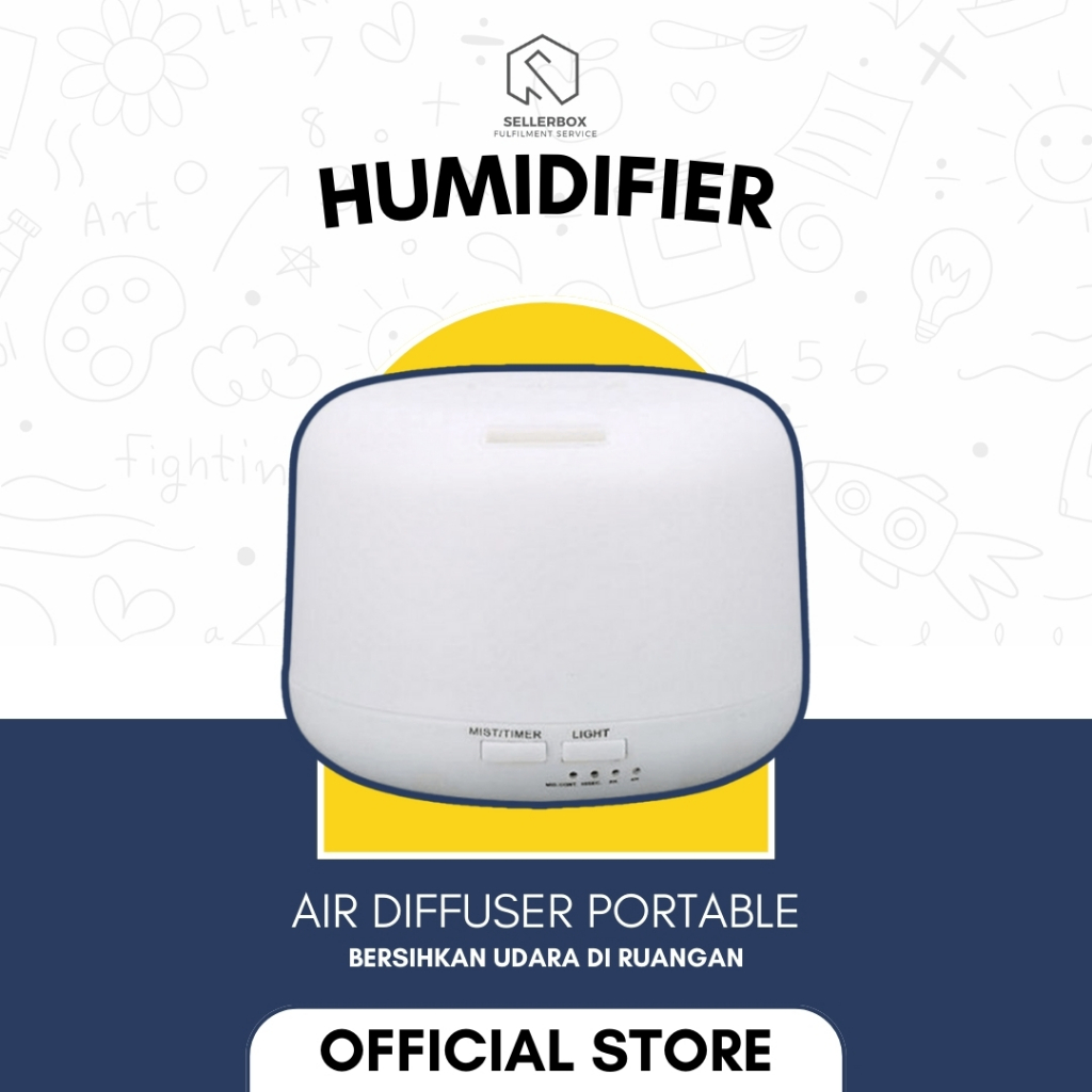 Jual Alat Pengharum Ruangan Pembersih Udara Humidifier Ultrasonic ...