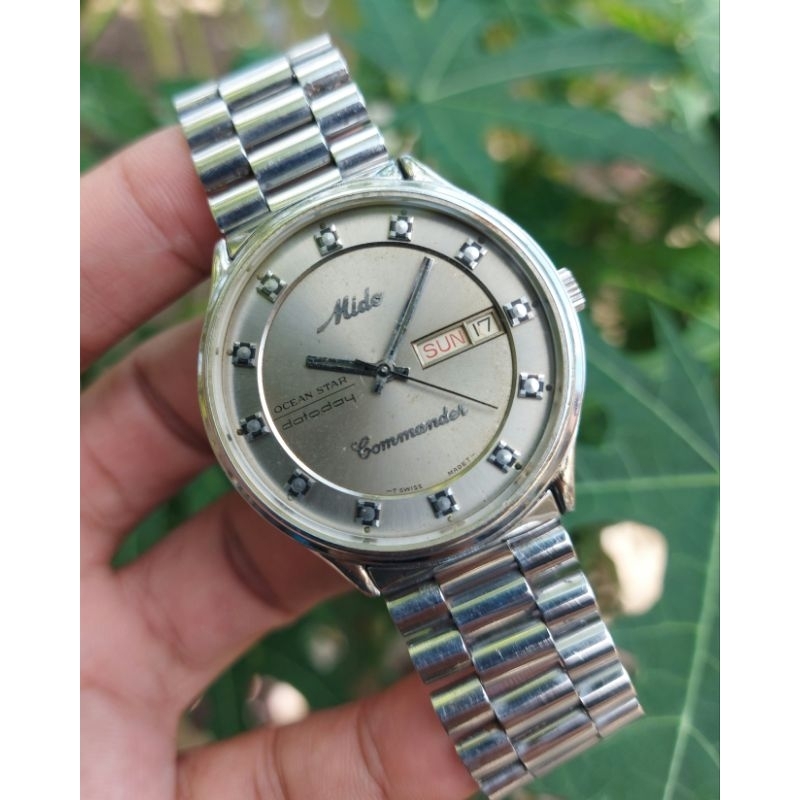 Jual Jam Tangan Mido Commander Datoday Automatic 8459 Original Mulus ...
