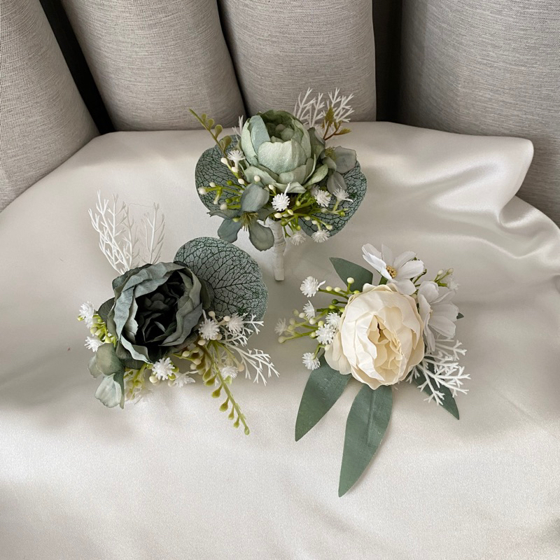 Jual Bunga Pengantin Pria atau Boutonierre/Corsage kode CGPEONY Bunga ...