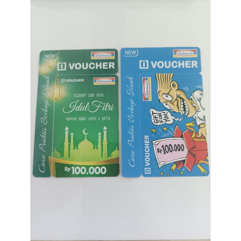 Jual Voucher Indomaret 100 ribu (10 pcs) | Shopee Indonesia