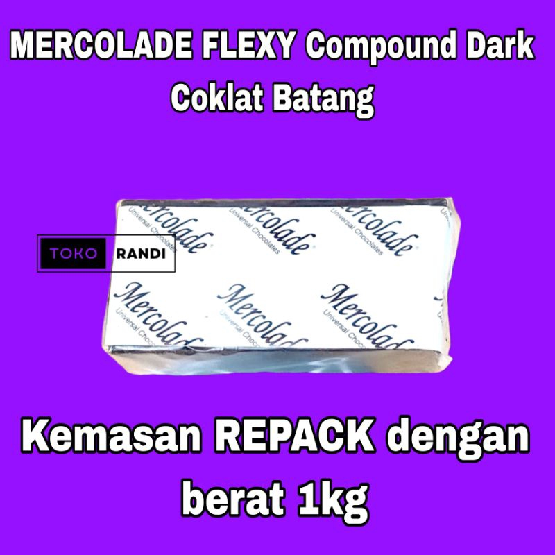 Jual MERCOLADE FLEXY Compound Dark Coklat 1kg | Shopee Indonesia